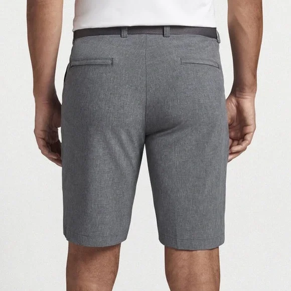 Peter Millar Iron Gray Shackleford Performance Hybrid Shorts MS24EP01 ...